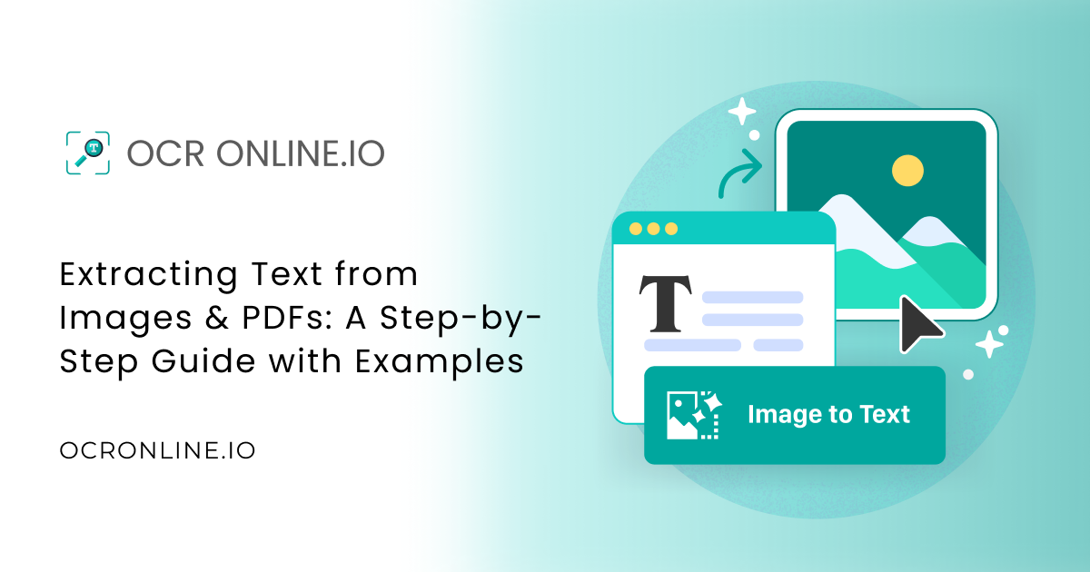OCR Online Extract Text From Image And PDF For Free OCR Online Extract Text From Image And PDF For Free