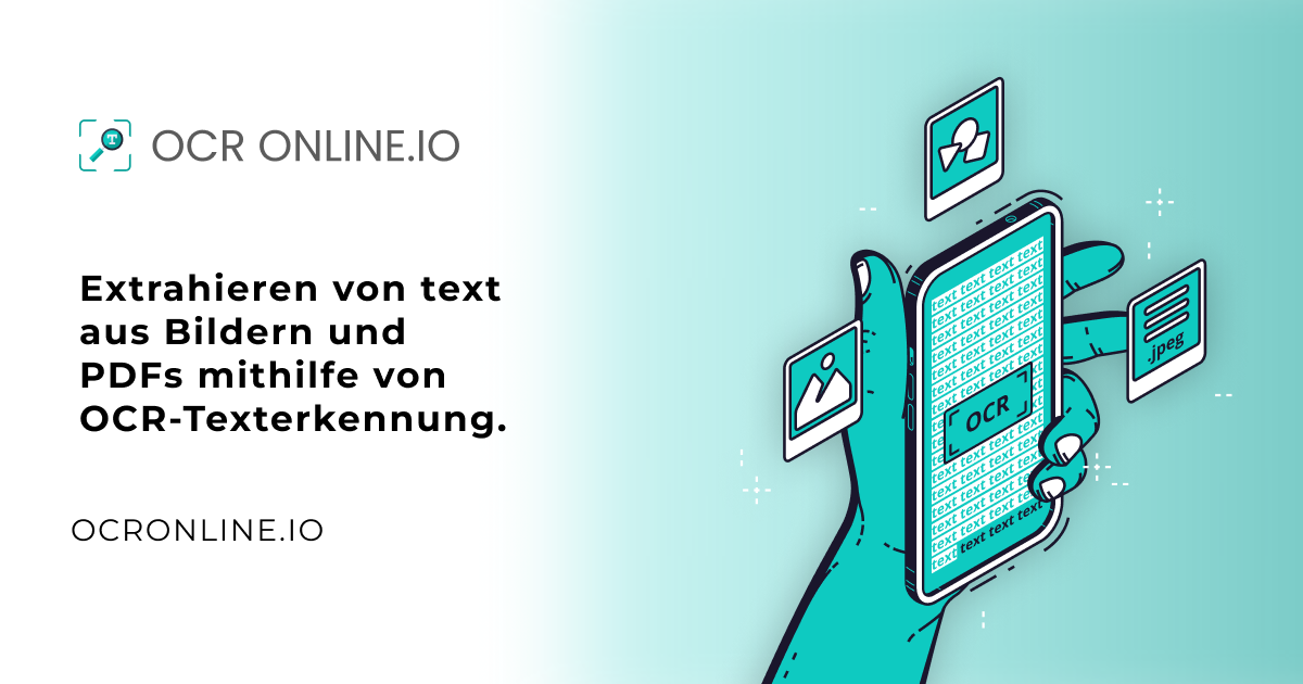 Kostenlose Online OCR - Extrahieren Text aus Bild und PDF